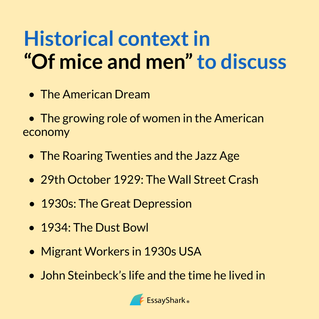 45 Of Mice and Men Topics for Your Perfect Essay