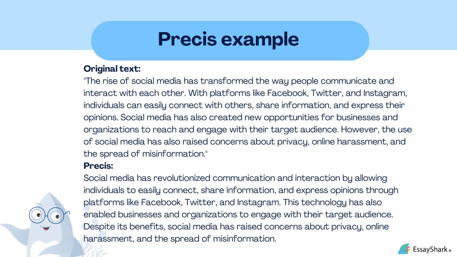 How to Write a Good Precis and Learn Faster