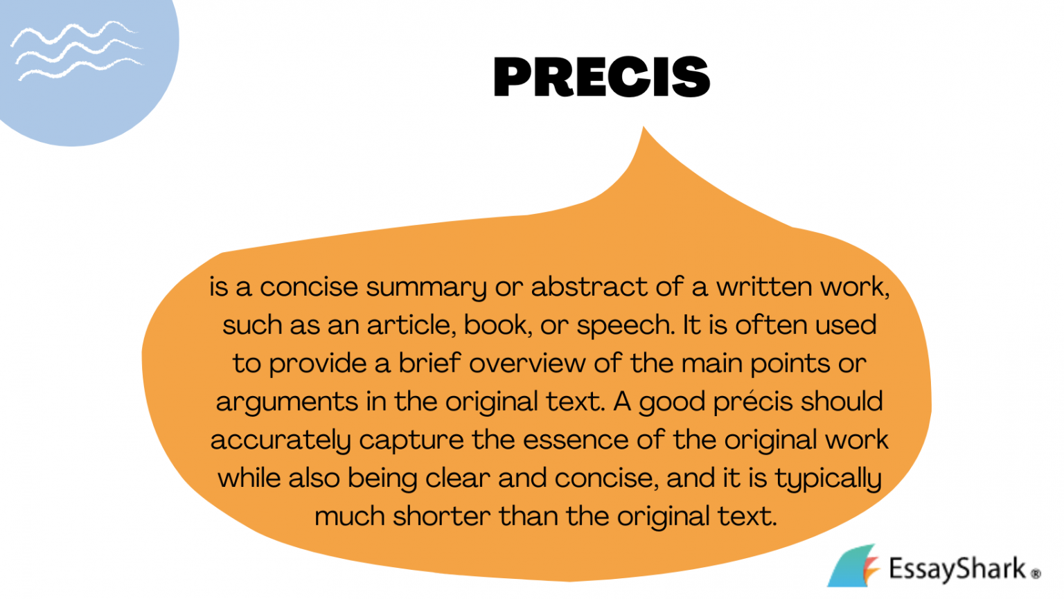 How to Write a Good Precis and Learn Faster