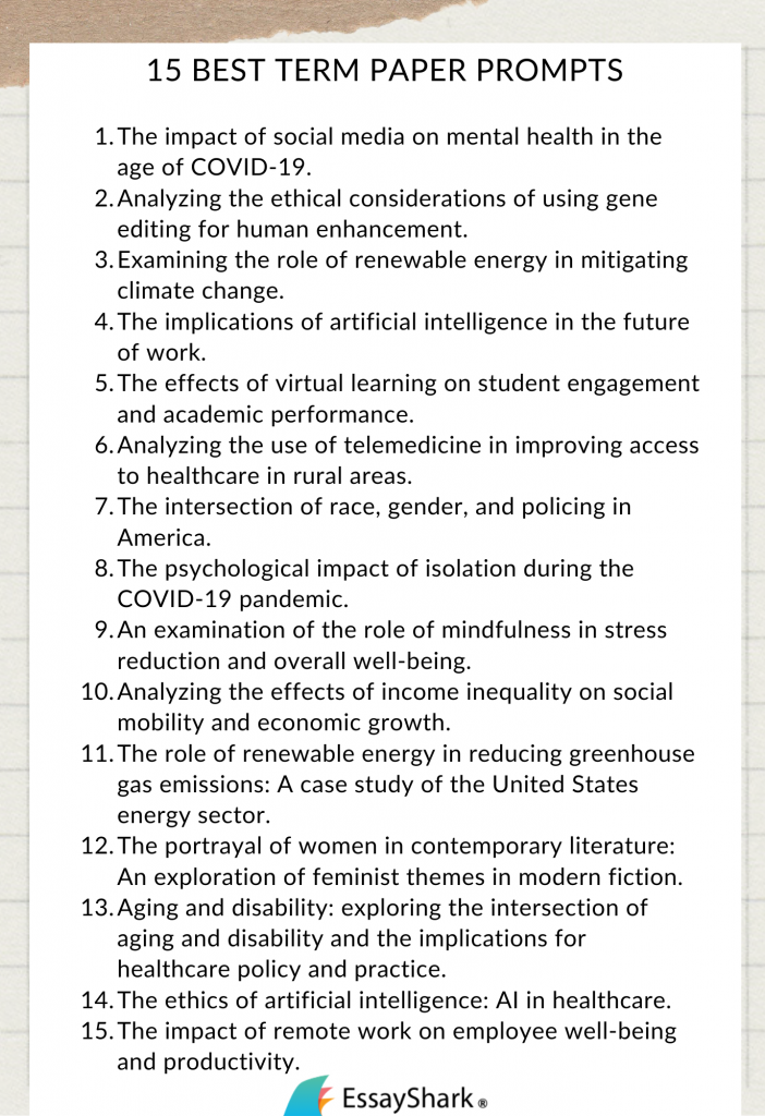 150+ Term Paper Topics for Better Writing Ideas in 2025