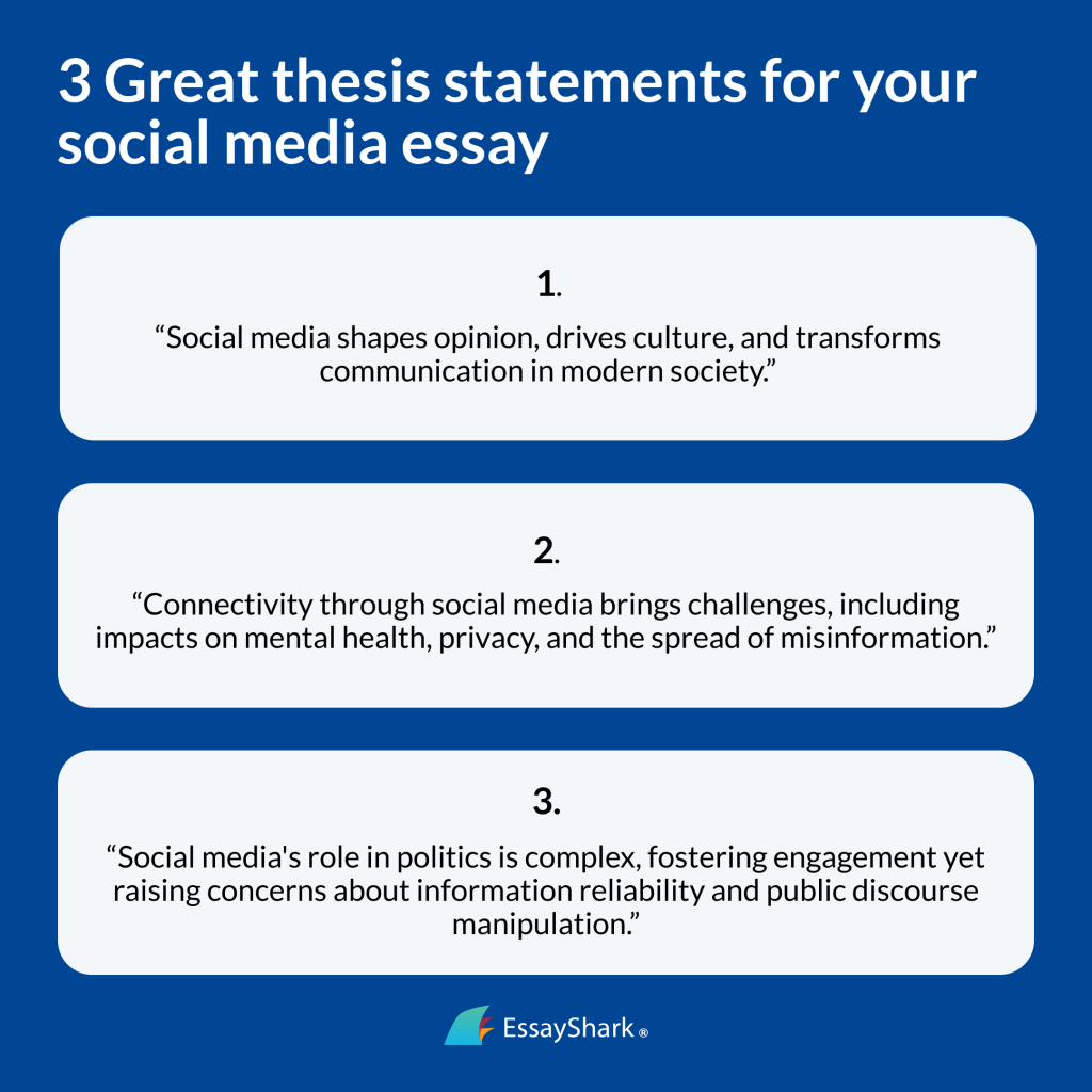 Social Media Essay Topics and Examples