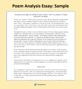 How to Write a Poem Analysis Essay: Structure, Outline & Example