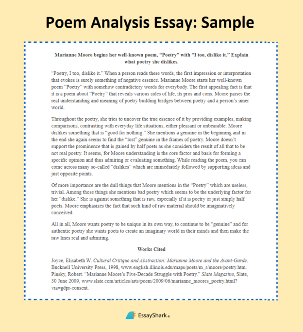 How to Write a Poem Analysis Essay: Structure, Outline & Example